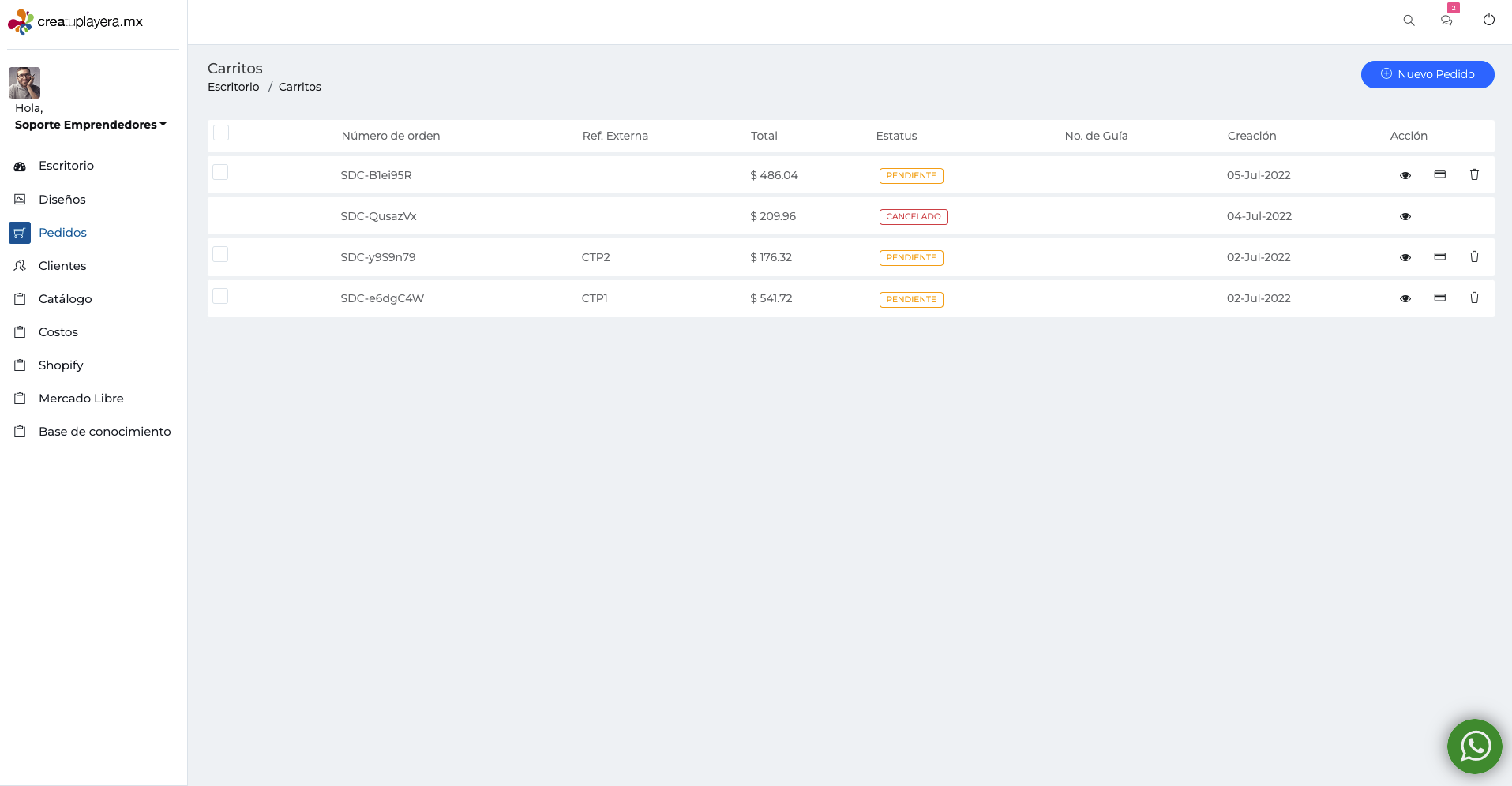 Paga tus pedidos desde el Panel – Crea tu playera | Blog